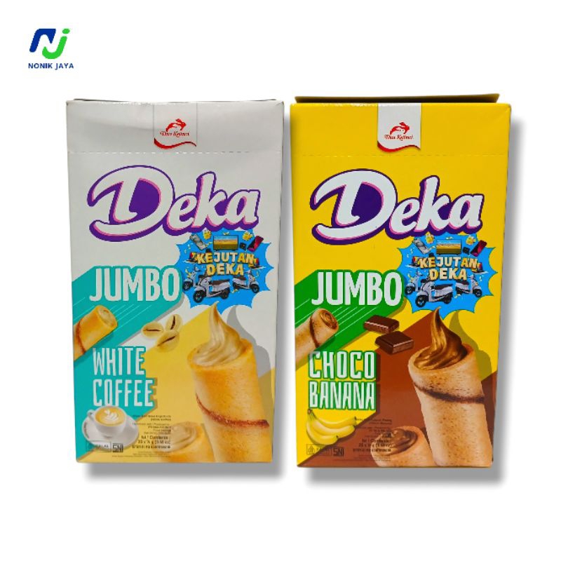 Jual Deka Wafer Roll Jumbo Box Isi 20 Pcs@14g | Shopee Indonesia
