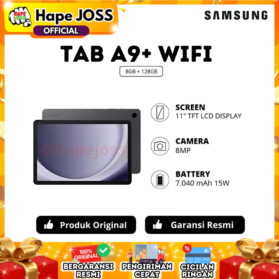 Jual Samsung Galaxy Tab A9+ Wifi 8/128GB Garansi Resmi | Shopee Indonesia
