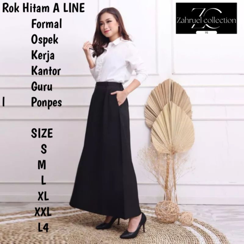 Jual FORMAL- Rok Kerja Model A LINE X Kemeja Polos Toyobo Premium ...