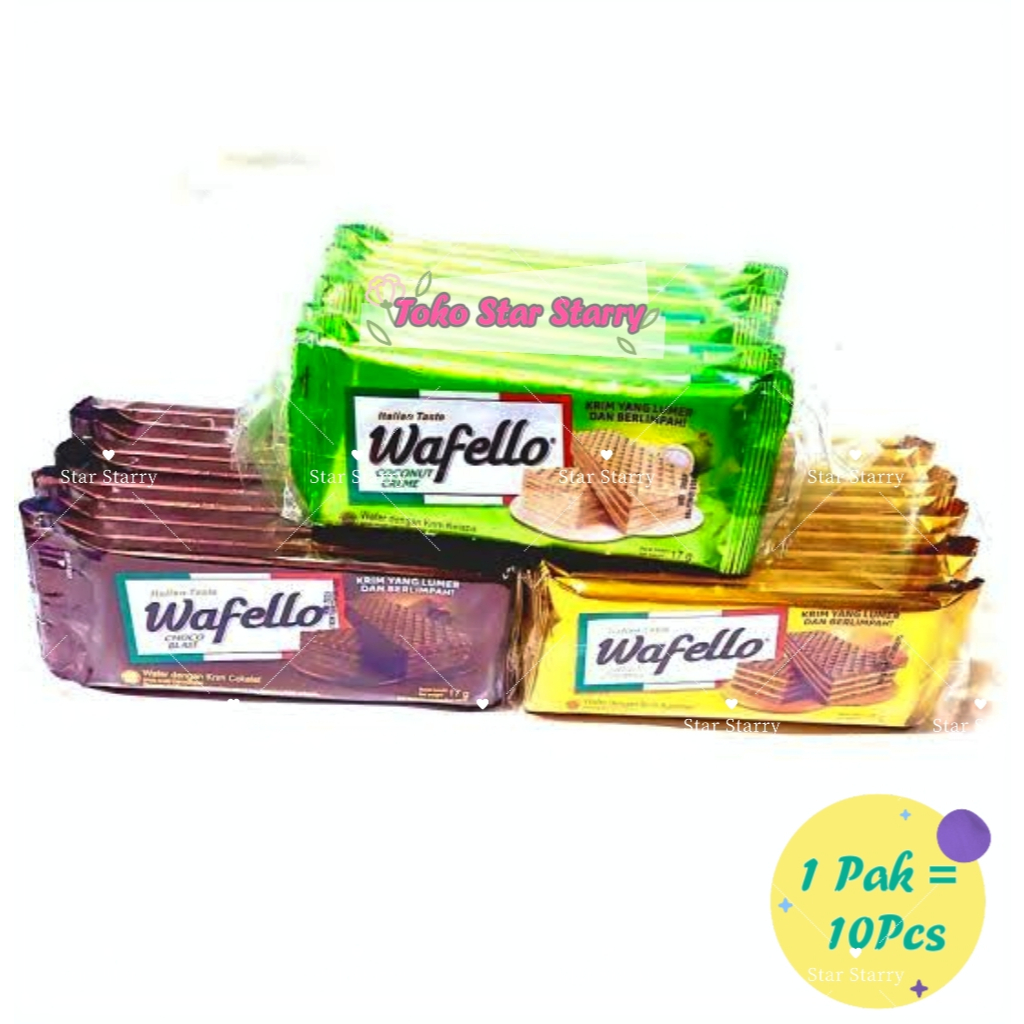 Jual [Per Pack] Roma Wafello isi 10 Sachet 10x15gr MAYORA ROMA Snack ...