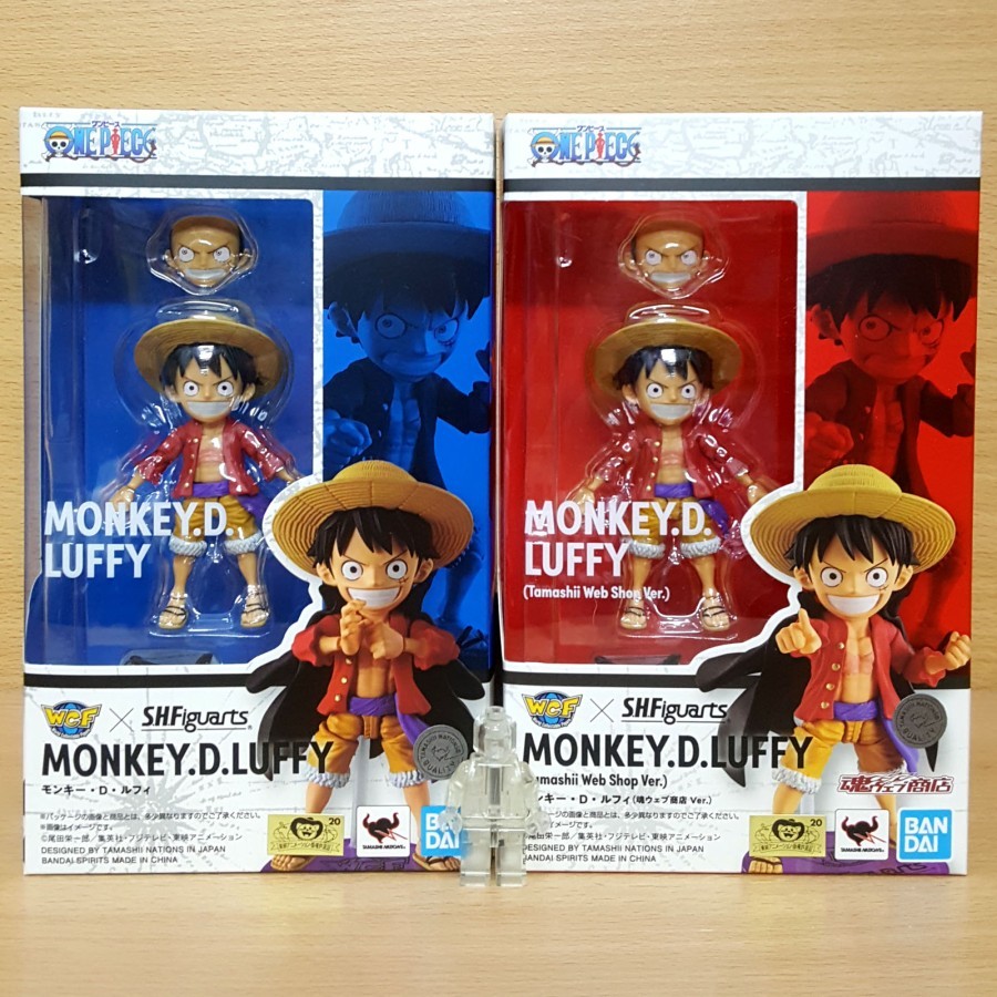 Jual World Collectable Figure x S.H.Figuarts Monkey. D. Luffy 75mm Action Figure & Tamashii Web ...