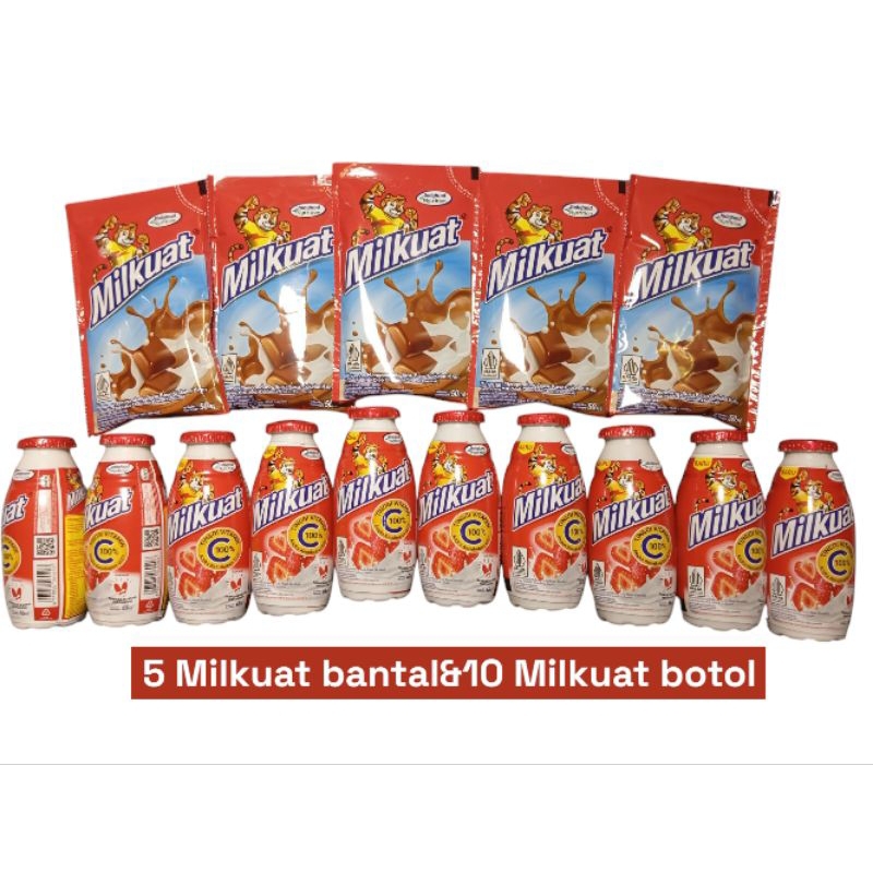 Jual 5 Milkuat bantal+10 Milkuat botol | Shopee Indonesia