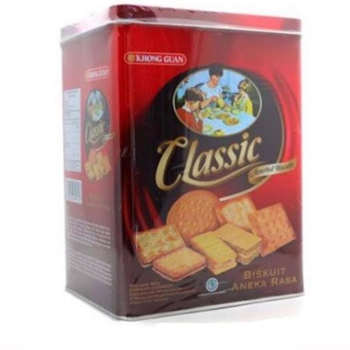 Jual Khong Guan Classic Assorted Biscuits Kaleng 600 gr - Biskuit Khong Guan 600 gr | Shopee ...