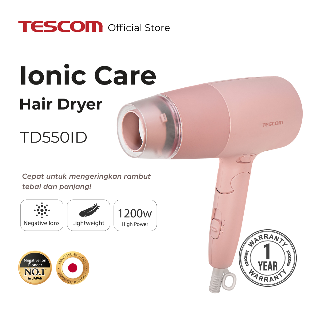 Jual Tescom Ionic Care Hair Dryer / Pengering Rambut Mengandung Ion ...