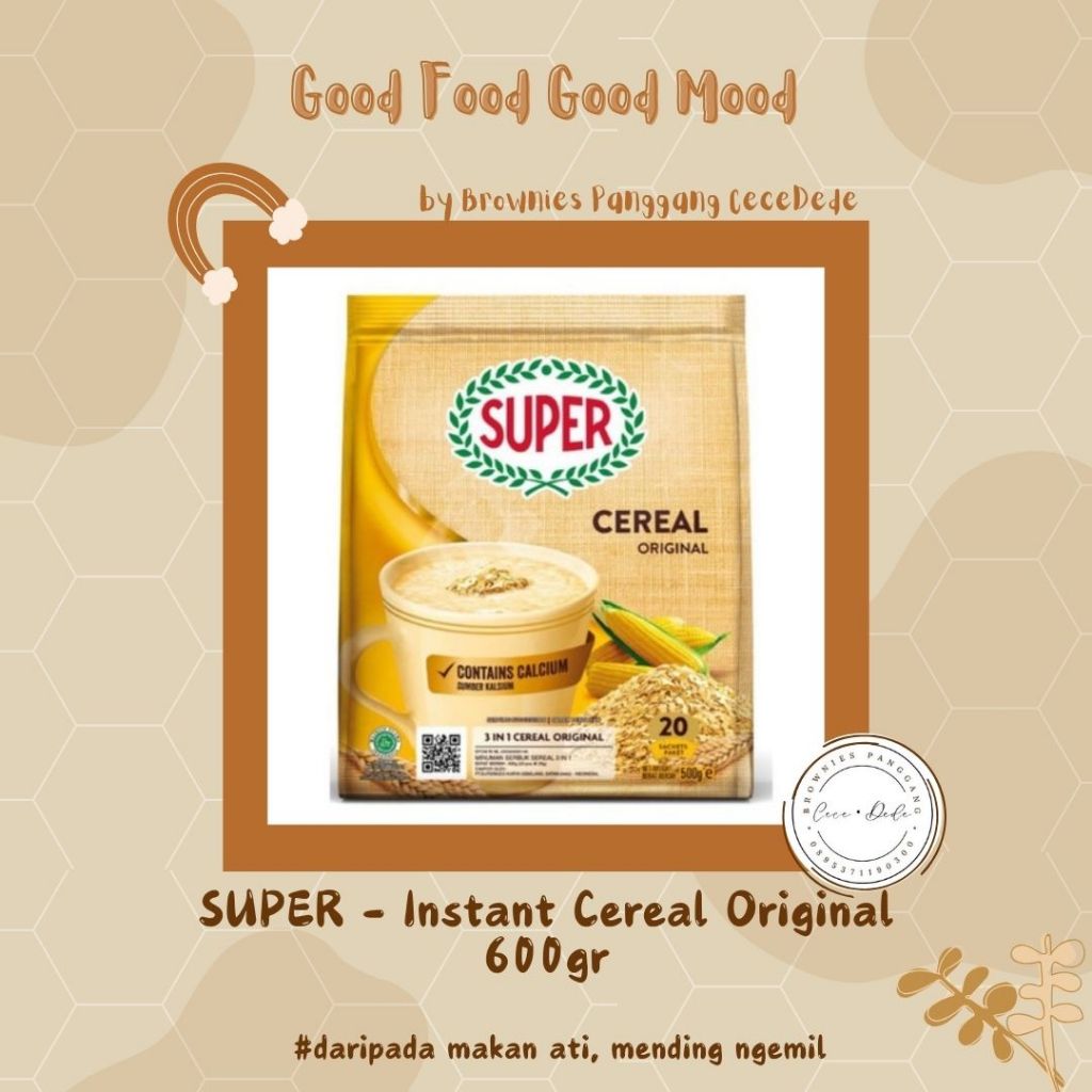 Jual SUPER - Instant Cereal Original - 600gr | Shopee Indonesia