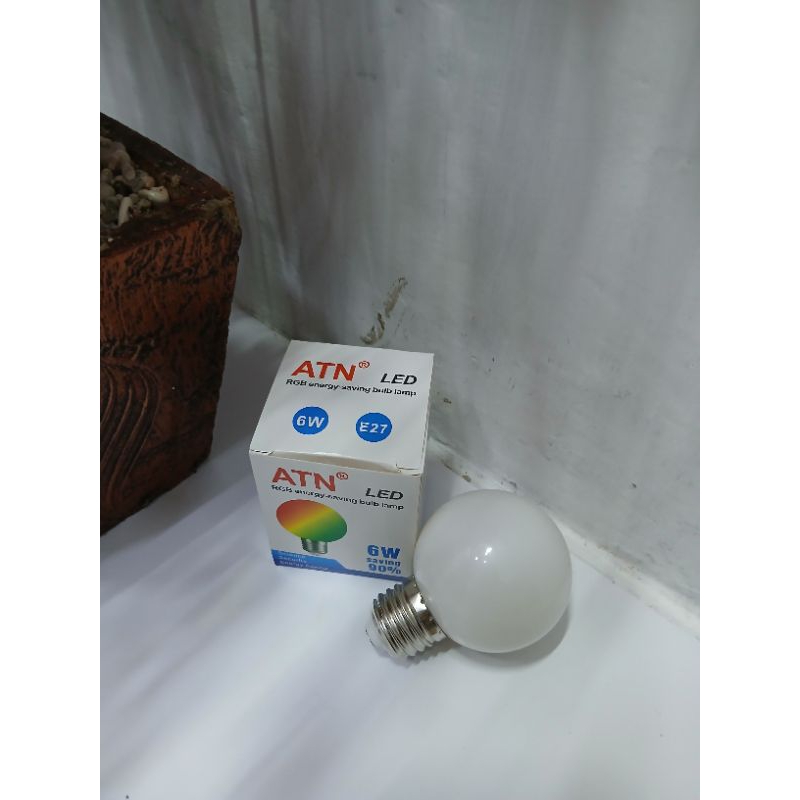 Jual lampu 7 warna atn led bulb RGB | Shopee Indonesia