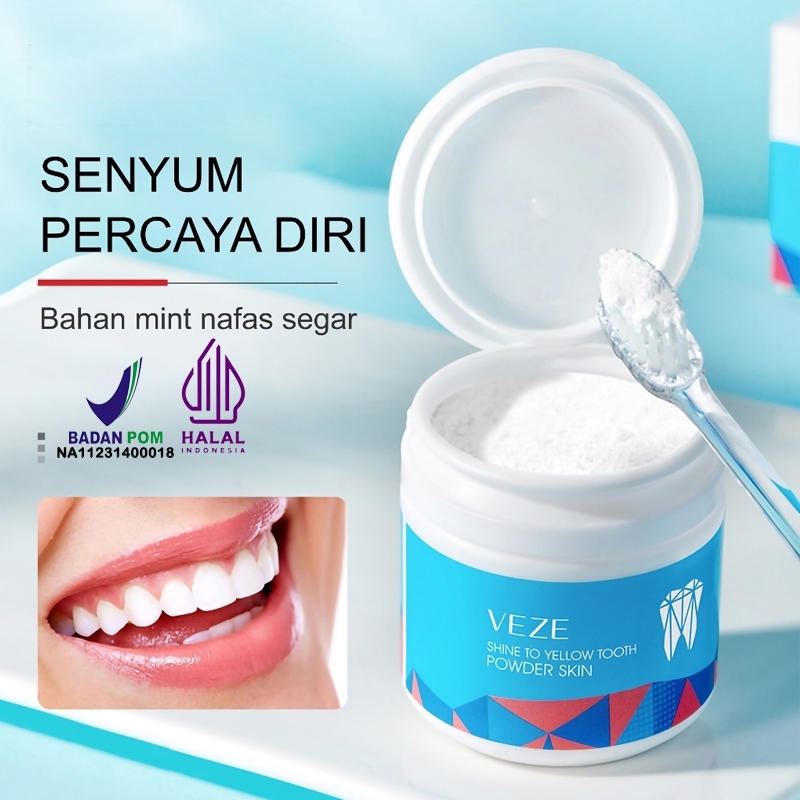 Jual Bubuk Pasta Gigi BPOM by Veze Tooth Powder Pemutih Perontok Karang ...