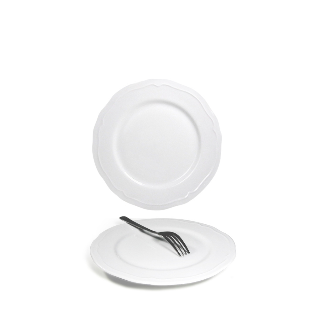 Jual Piring Saji Keramik 22.2CM / Piring Dessert / Piring Cafe ...
