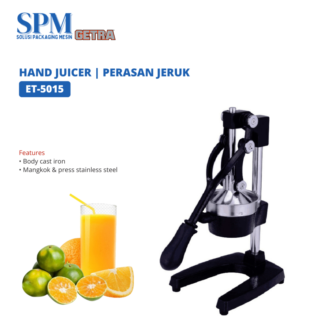 Jual Getra ET-5015 Hand Juicer Alat Peras Jeruk Manual Perasan Jeruk ...