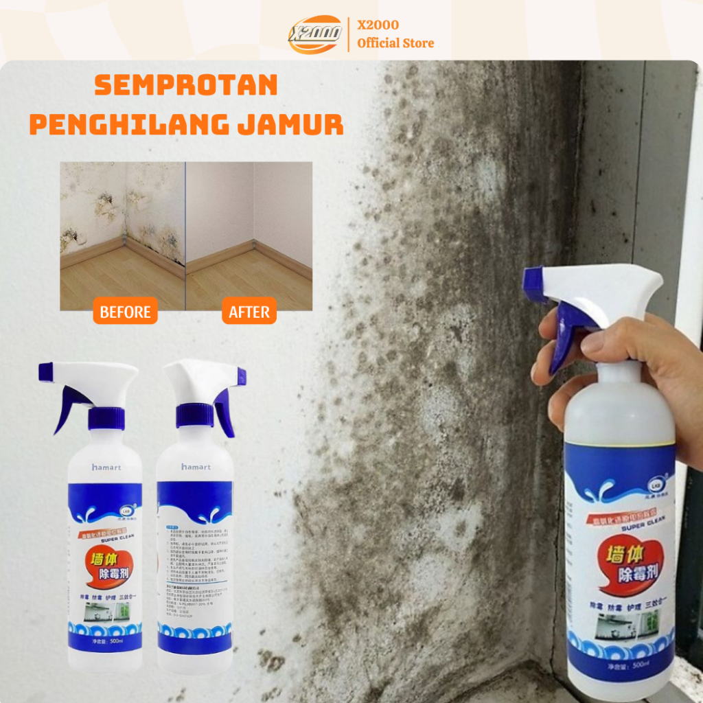 Jual Semprotan pembunuh jamur / Botol semprotan pembersih jamur 500ml ...