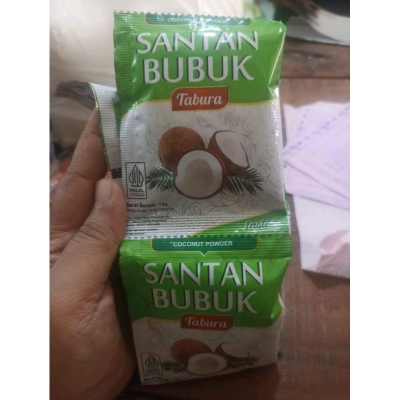 Jual santan bubuk tabura 10 pcs | Shopee Indonesia