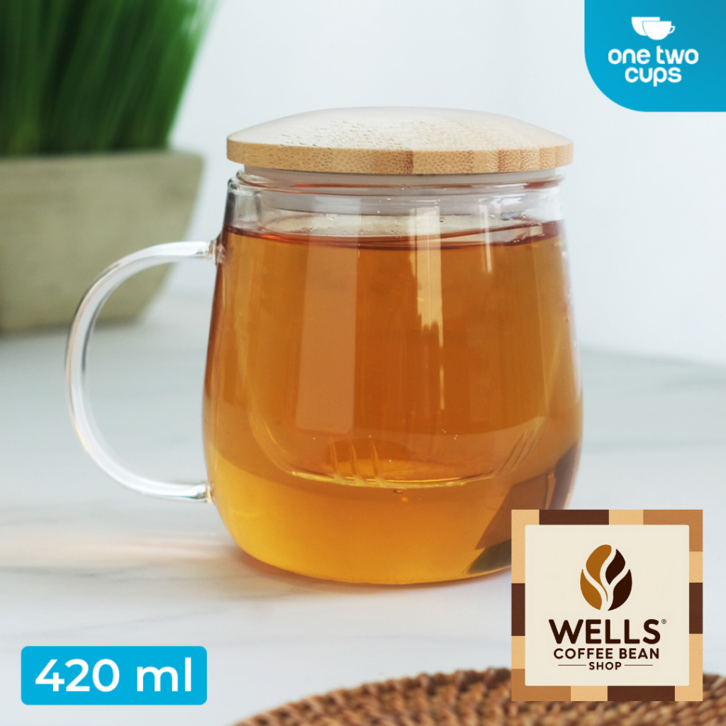 Jual Well's Toko Biji Kopi - GELAS CANGKIR TEH TEA CUP KACA WITH ...