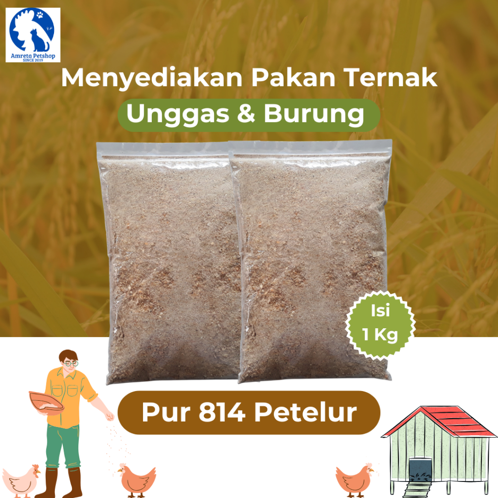 Jual Pur Ayam Petelur 814 Repack 1 Kg | Shopee Indonesia