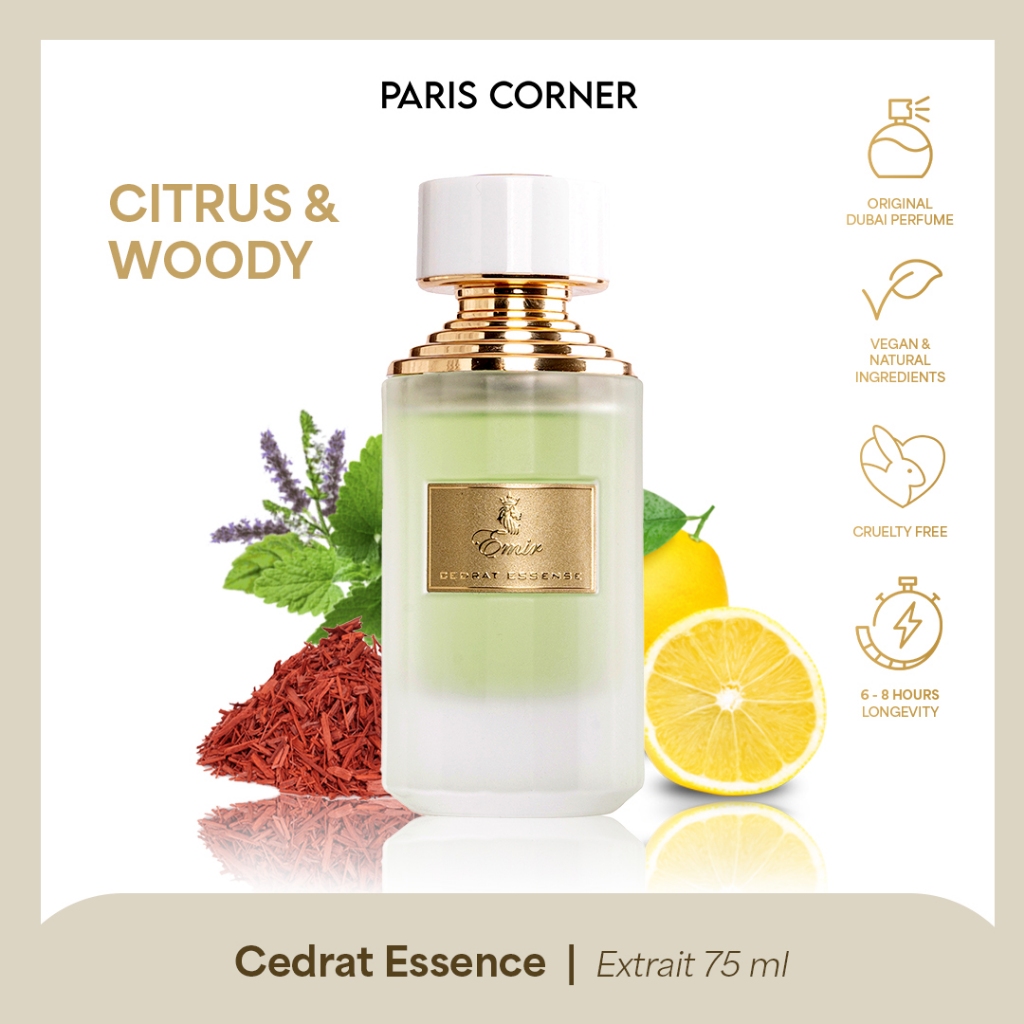 Jual EMIR Cedrat Essence EDP 75 ML | Parfum Unisex | Parfum Wangi Tahan ...