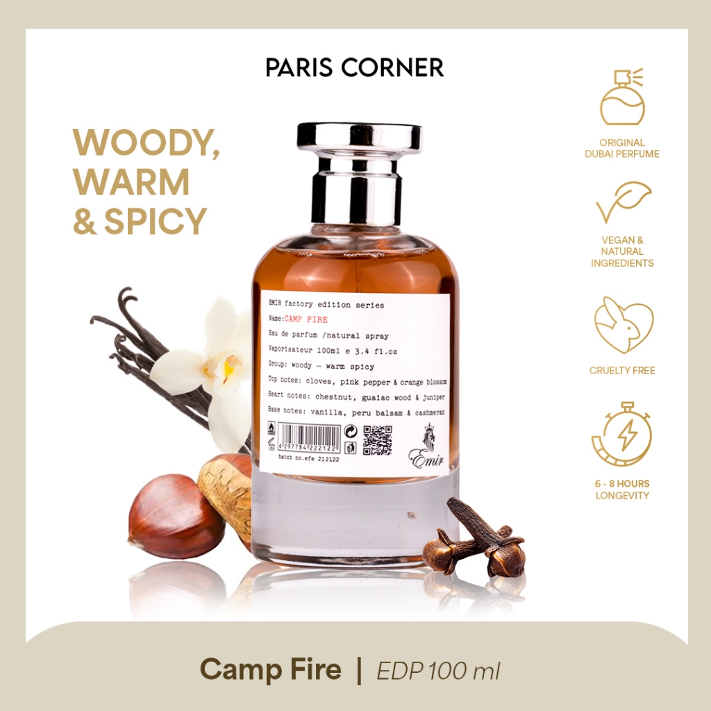 Jual [12.12] EMIR Camp Fire EDP 100 ML | Parfum Unisex | Parfum Wangi ...