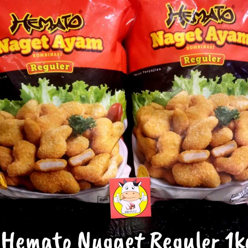 Jual HEMATO NUGGET AYAM REGULER 1KG - FROZEN FOOD - BRONTZ JOGJA ...