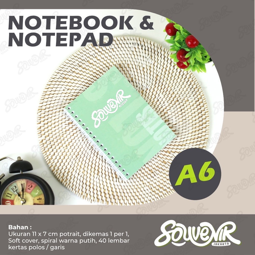 Jual CUSTOM Notebook Uk A6 | Cetak Notes & Notepad | Souvenir ...