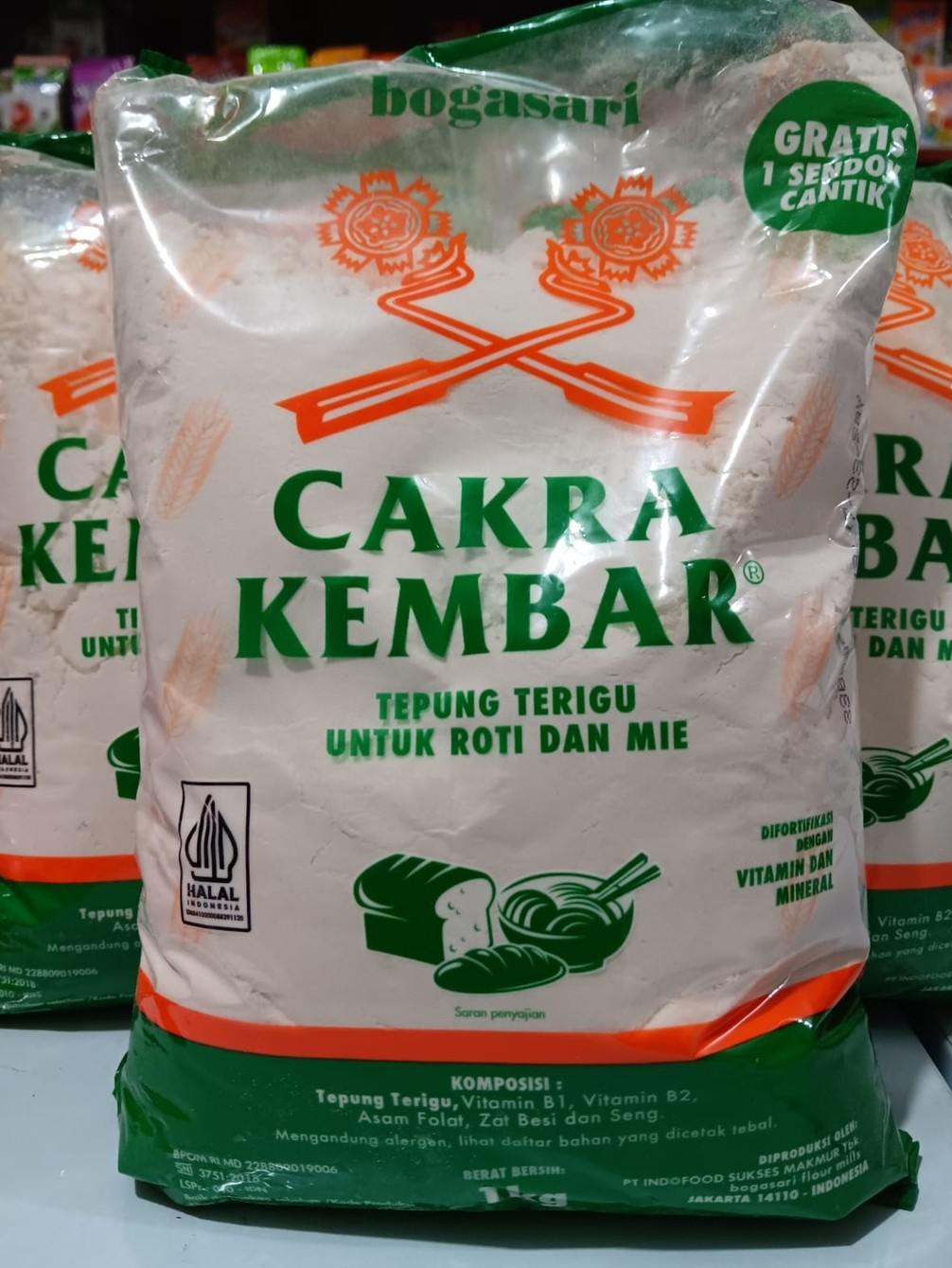 Jual Tepung Cakra Kembar (1kg) | Shopee Indonesia