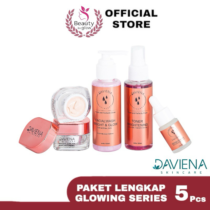 Jual Daviena Skincare Glowing Serie Davina Devina Skincare Official ...