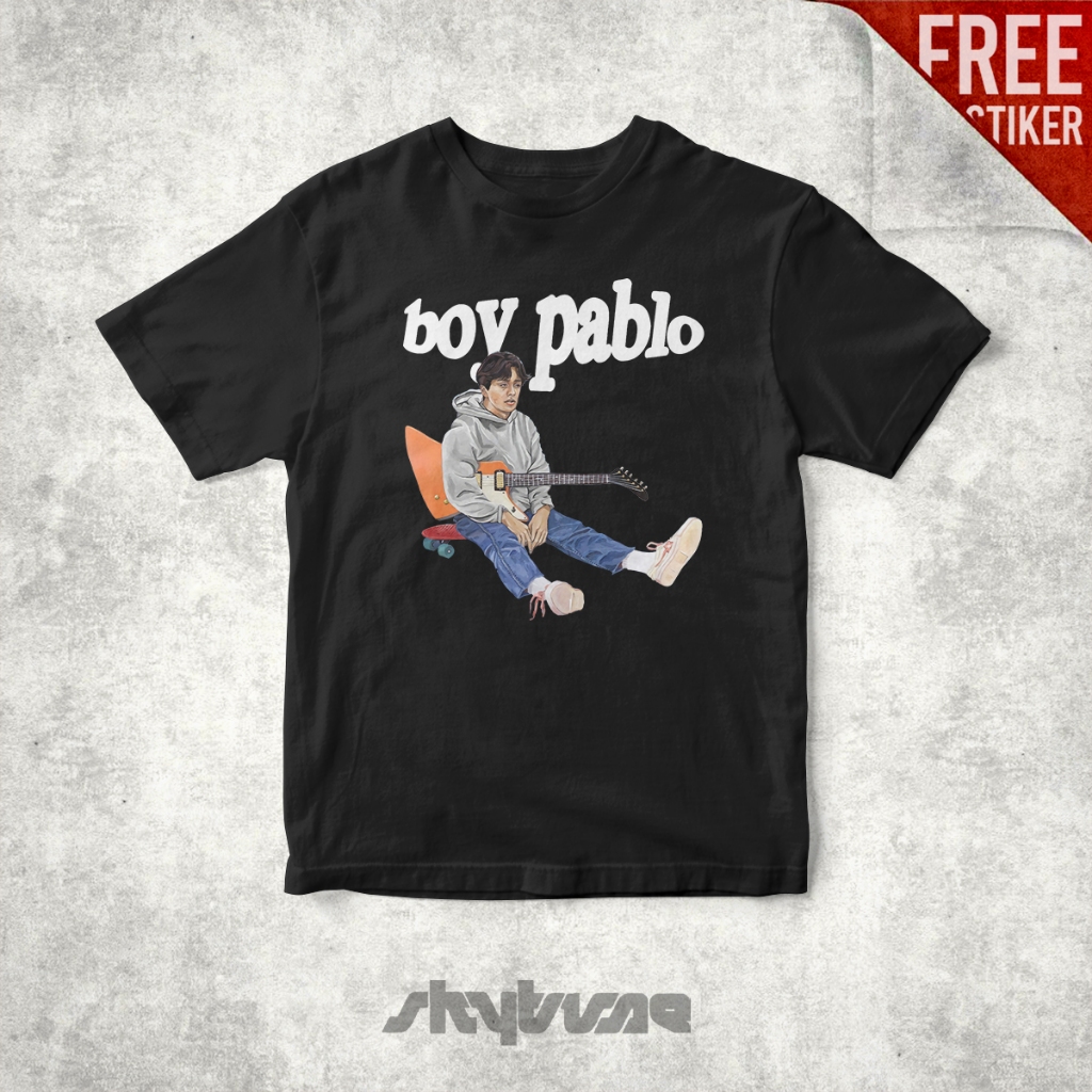Jual SKYTUNE - T-shirt Kaos BOY PABLO Music Merch Reguler Size | Shopee ...