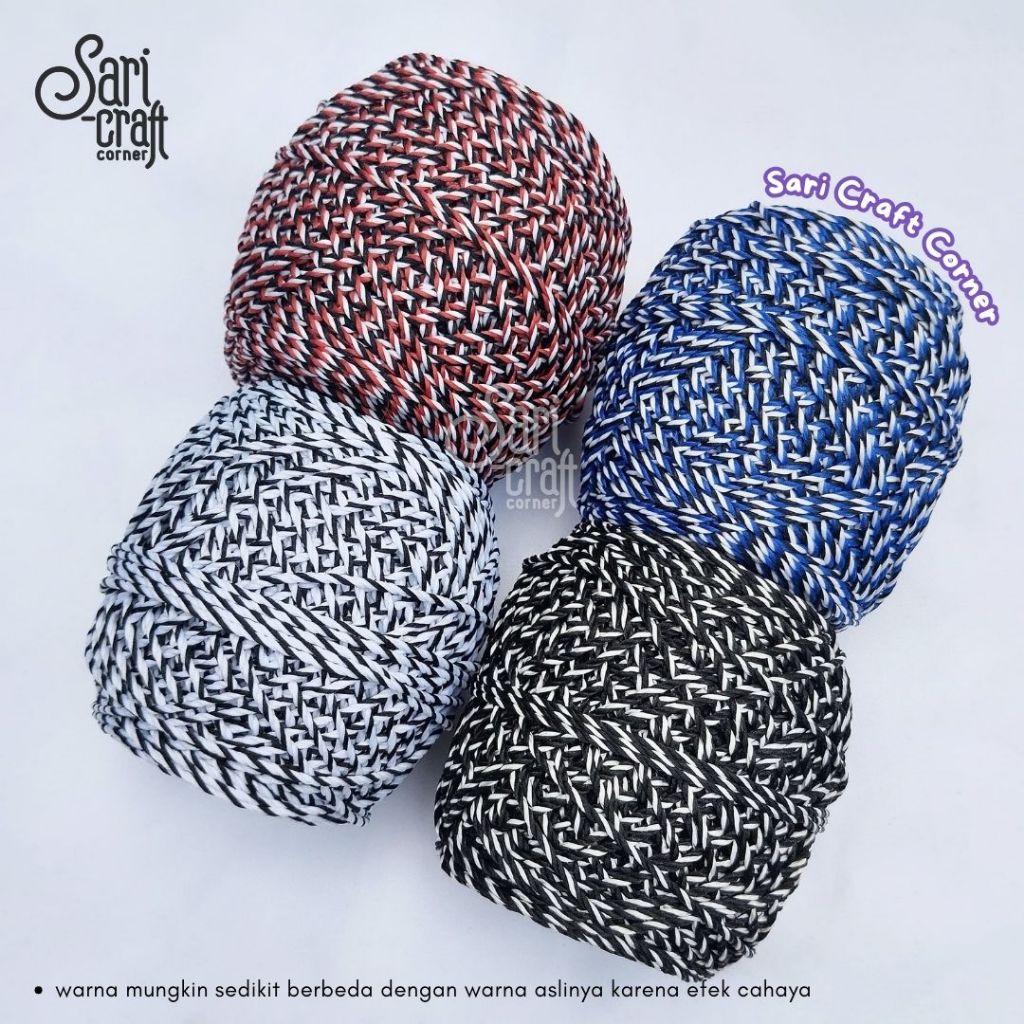 Jual Tali Tridatu 2mm Rol Bahan Polyester | Shopee Indonesia