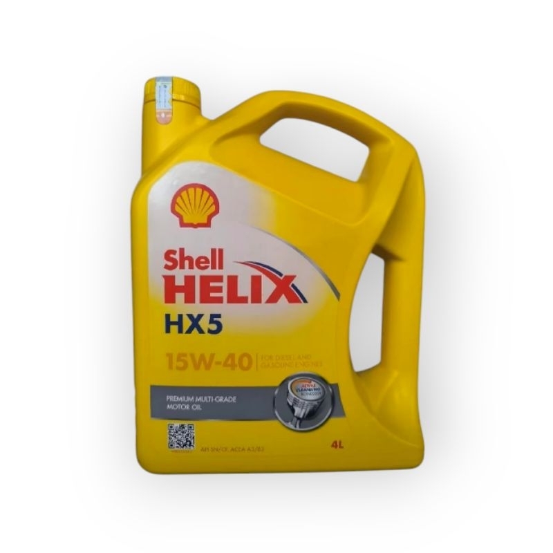 Jual Oli Mobil Shell Helix HX5 4L Sae 15W-40 - Shell Helix HX5 4 Liter Sae 15W-40 | Shopee Indonesia