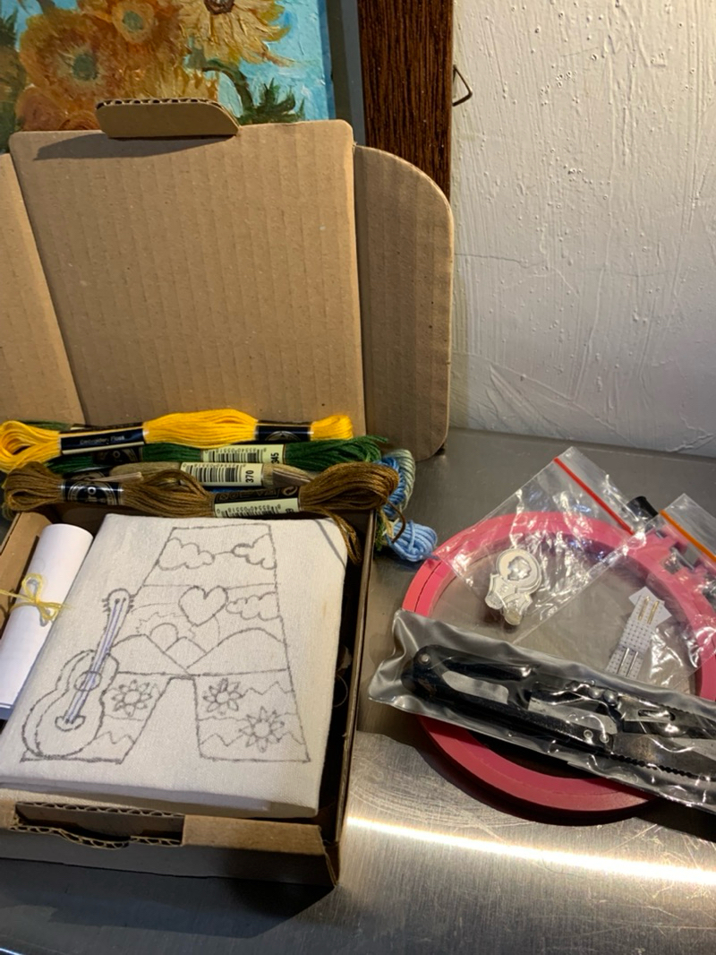 Jual Embroidery Kit | Alat Menyulam | Custom Pola Embroidery | Shopee ...