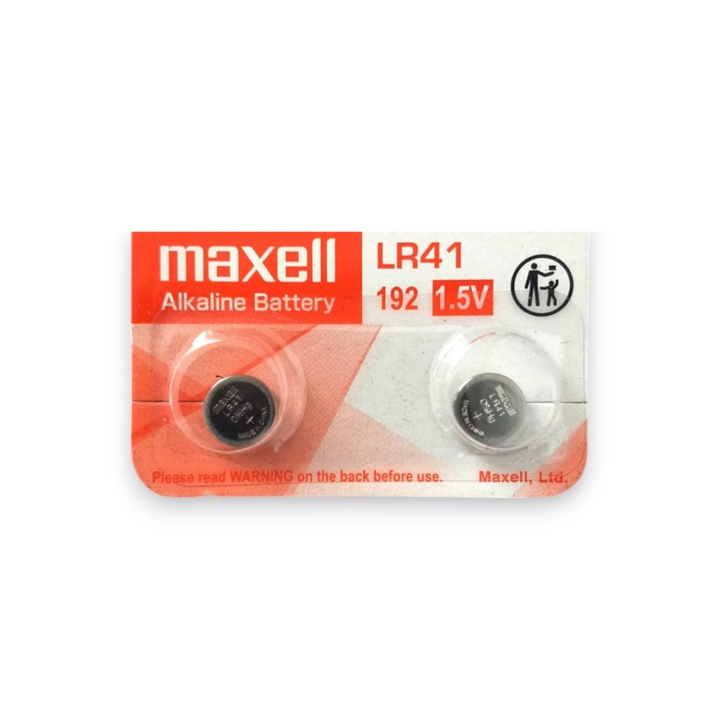 Jual Baterai AG3 Maxell LR41 192 Alkaline Original Maxell Battery Isi 2pcs | Shopee Indonesia