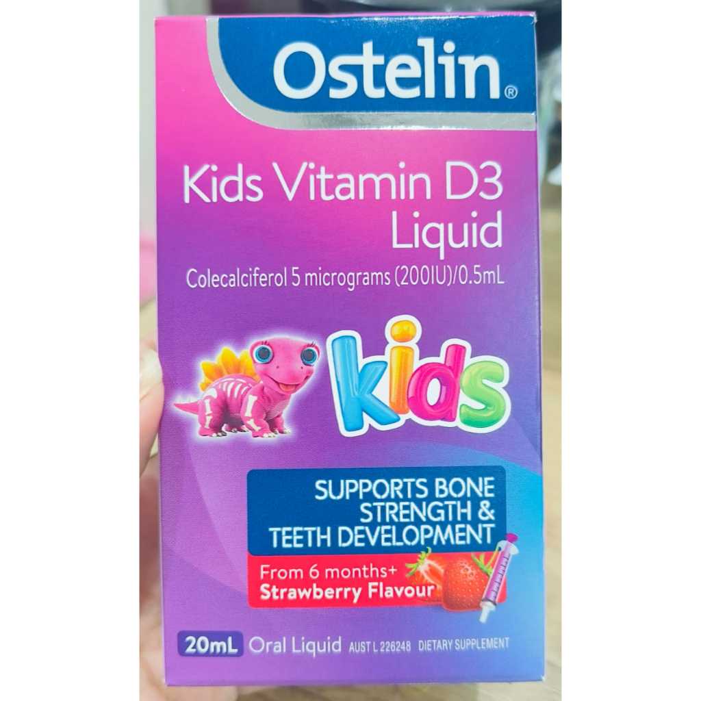 Jual Ostelin Kids Vitamin D3 Liquid Colecalciferol 5 micrograms (200IU ...