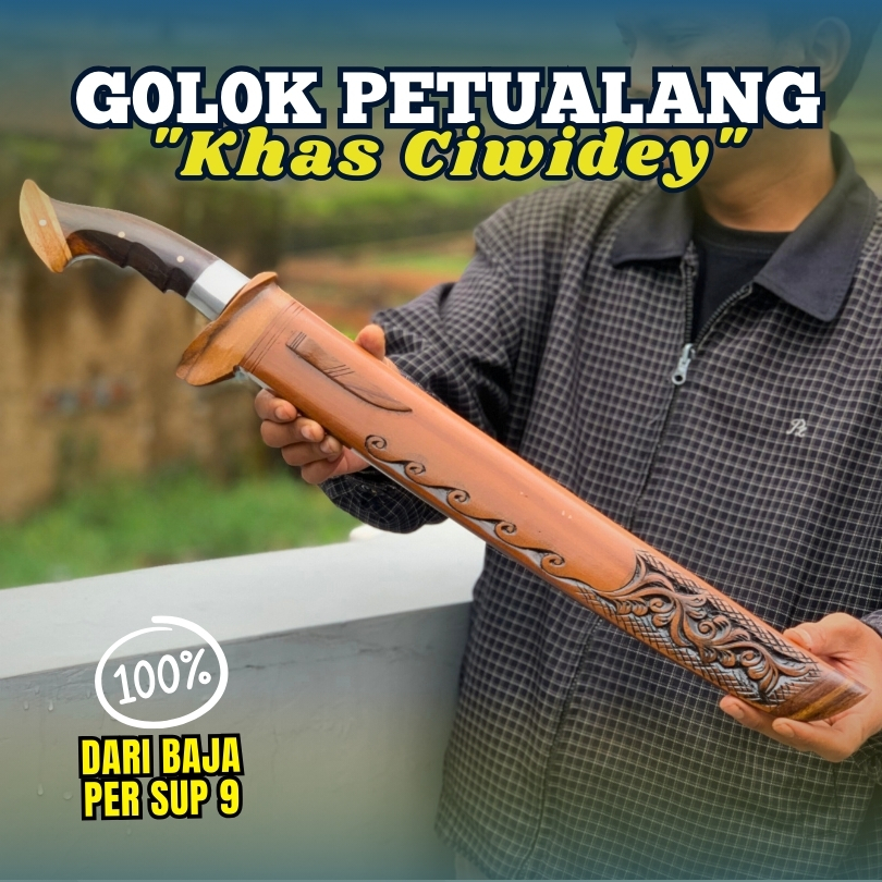 Jual Golokk Berkebun Petualang Ukir Bahan Baja Per Sup9 | Shopee Indonesia