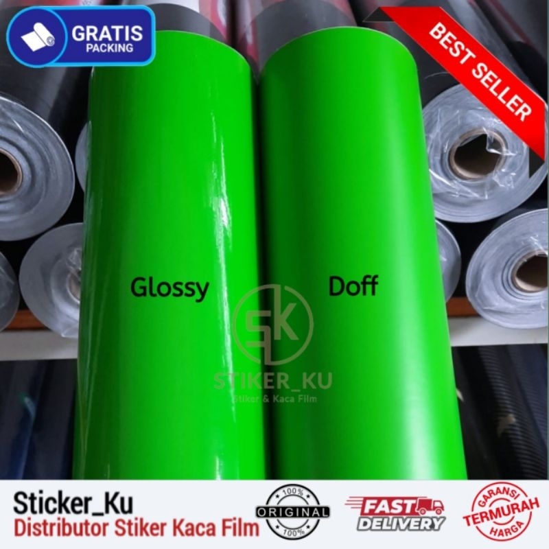 Jual Sticker Scotlite Warna Hijau Lebar 45cm | Shopee Indonesia