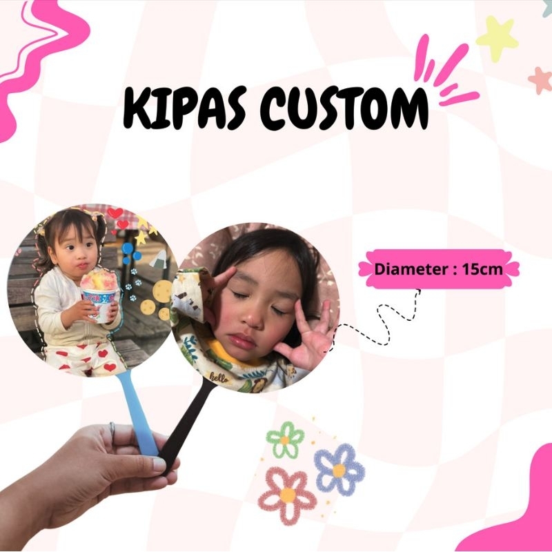 Jual Kipas custom foto - kipas custom KPOP- kipas custom anime | Shopee ...