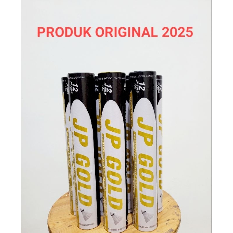 Jual shuttlecock jp gold new original kok bulu tangkis badminton ...