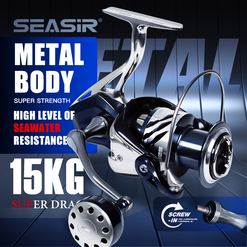 Jual [OFFICIAL] Reel Pancing Power Handle SEASIR CONTRA 5000 6000 x ...