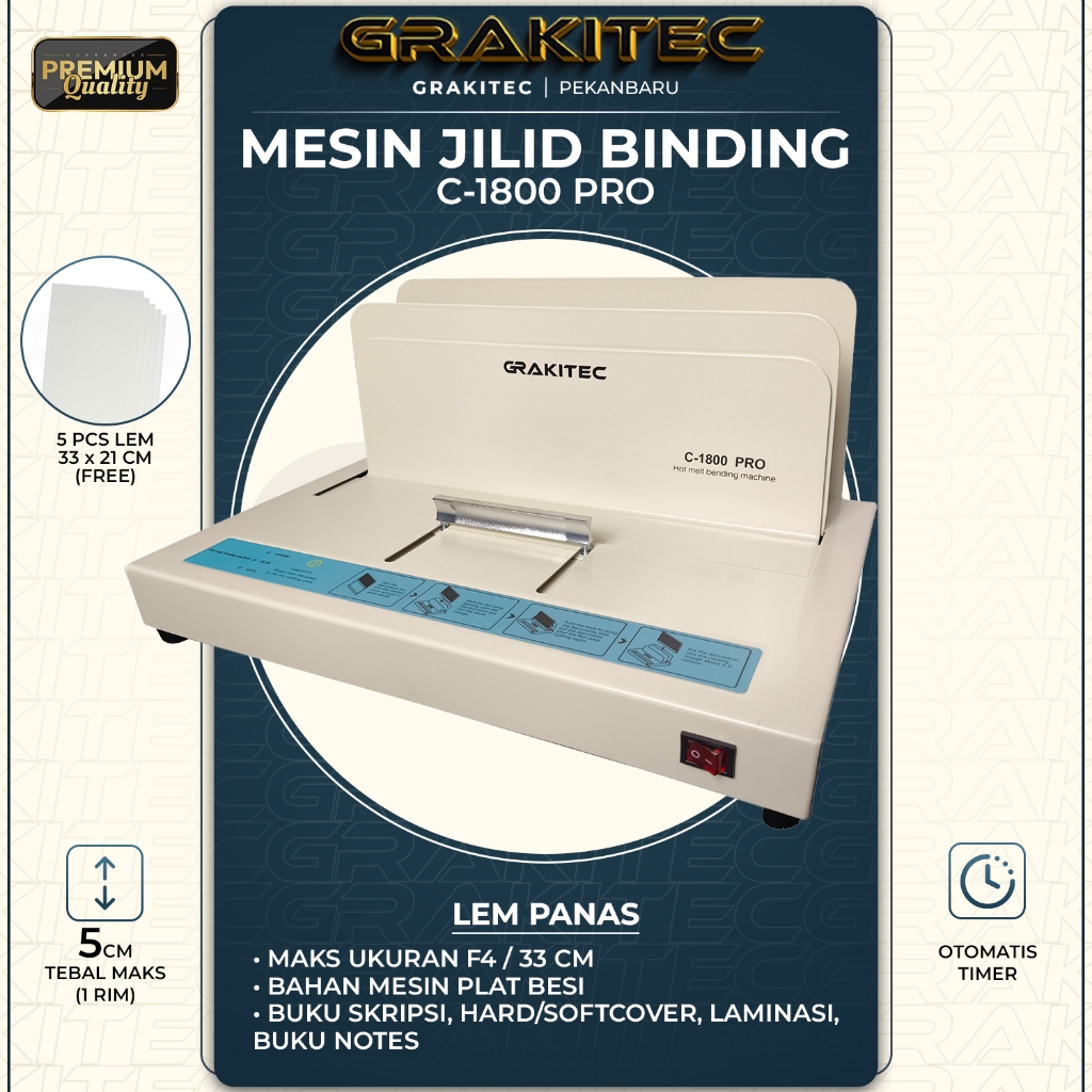 Jual Mesin Jilid Buku Bending F4 Lem Panas Bending Kualitas Premium ...