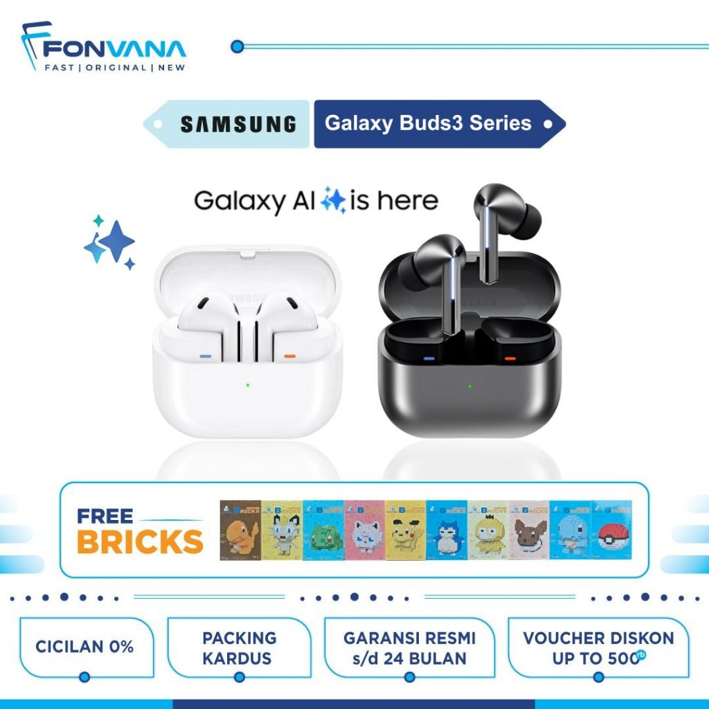 Jual Samsung Galaxy Buds 3 - Galaxy Buds 3 Pro Earbuds Adaptive Noise ...