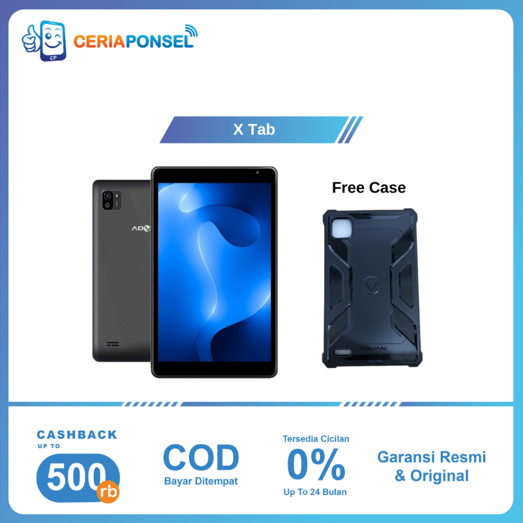 Jual Advan Xtab 4/64GB Android 13 Tablet 8 Inch | Garansi Resmi Advan ...