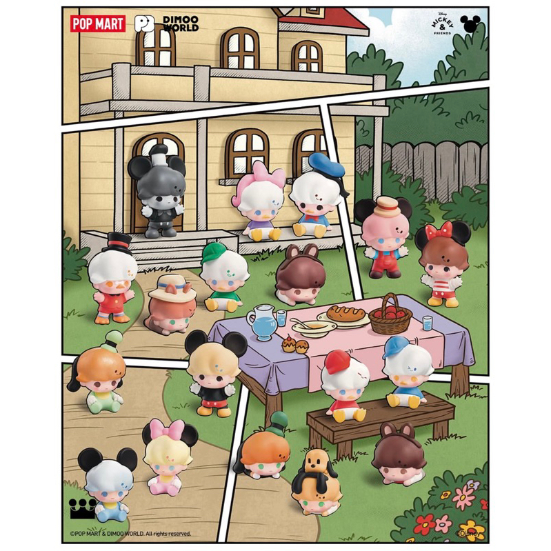 Jual POP MART Dimoo World x Disney Classic Series - POP BEAN Selected ...