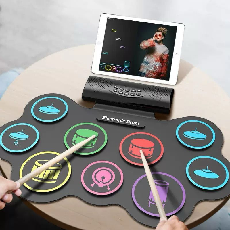 Jual (Belly Kids) Elektrik Drum Elektronik Portabel Digital USB 7 ...