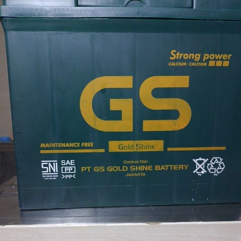Jual aki kering GS goldshine 45 AH Amper 12 volt tipe NS60L MF -46B24L free maintenance + AKI ...