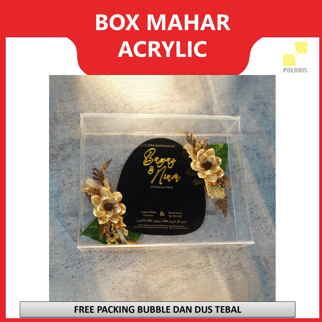 Jual Box Display Mahar Pernikahan-Kotak Mahar-Frame Mahar-Bingkai Mahar ...