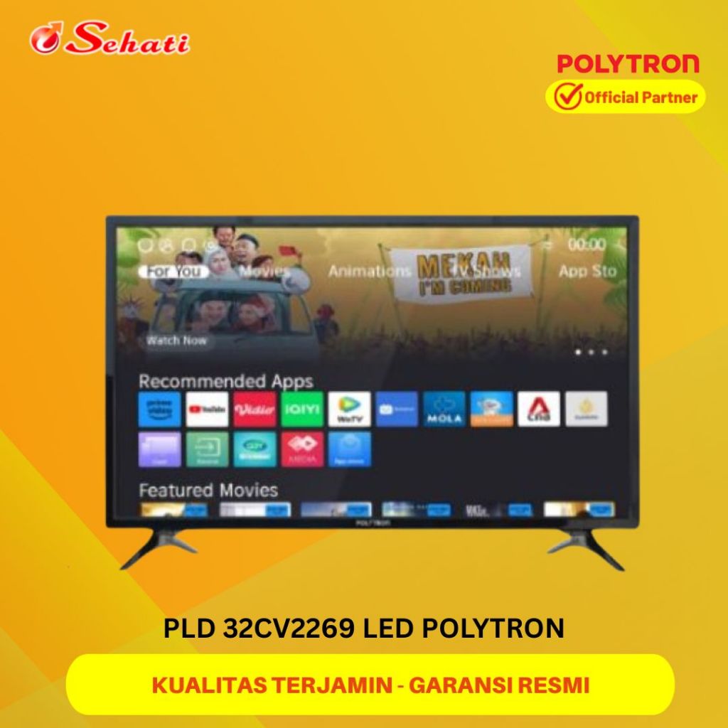 Jual Polytron 32 Inch Smart TV PLD 32CV2269 - Digital New | Shopee Indonesia
