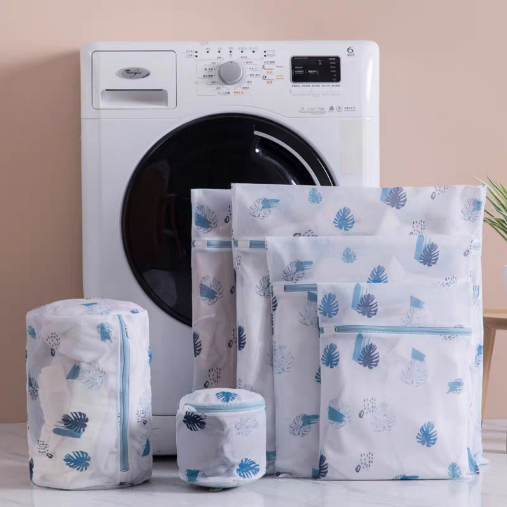 Jual Set Washing Bag Daun biru Laundry Bag Jaring Cuci Baju Mesin Cuci ...