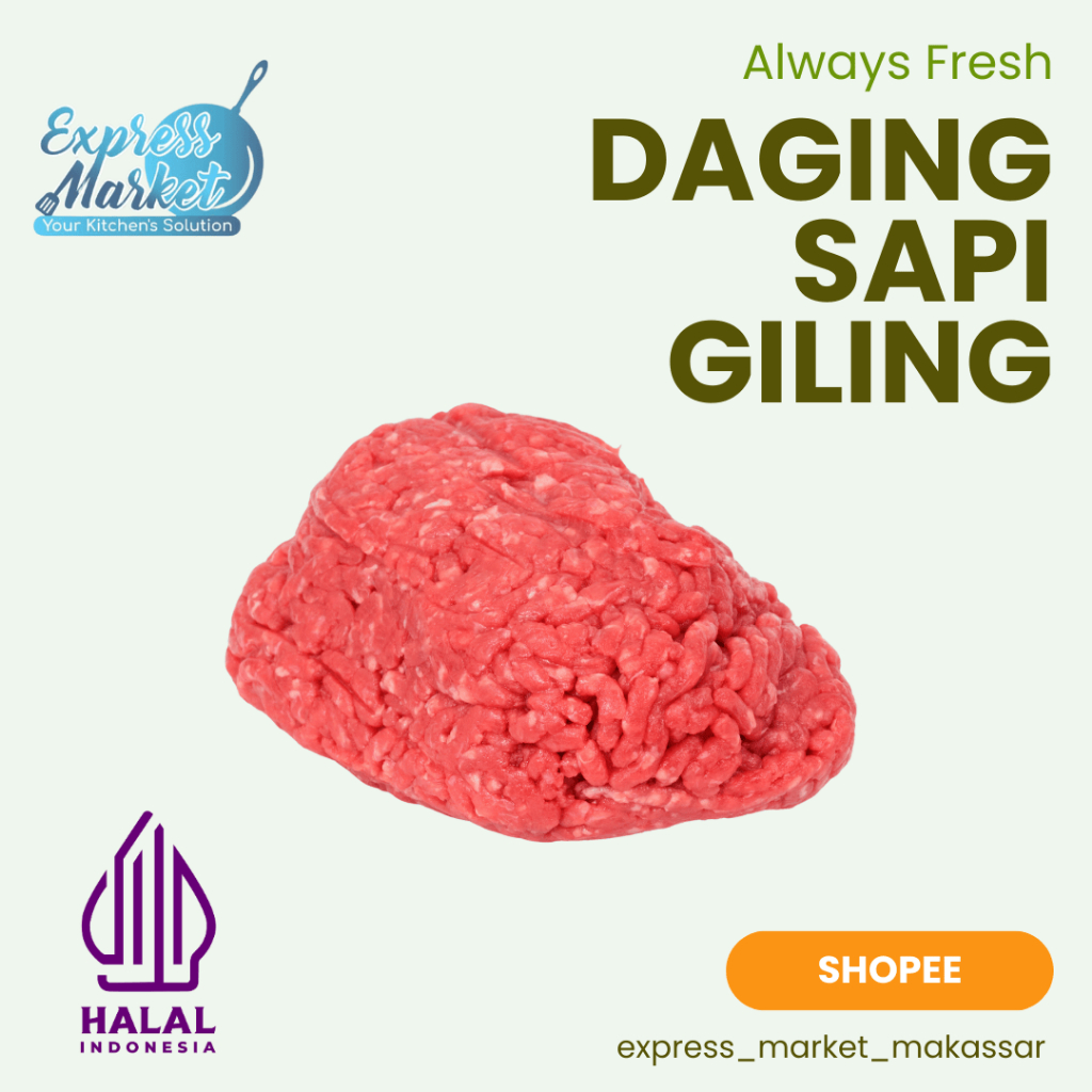 Jual Daging Sapi Giling Ground Beef Halal Pack +- 500gr | Shopee Indonesia