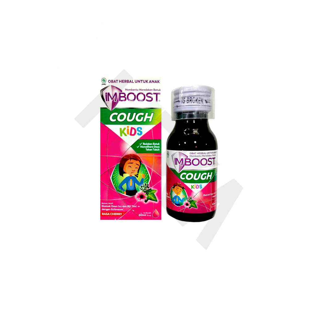 Jual Imboost Cough Kids Syrup Botol 60 ml - Meredakan Batuk Anak ...