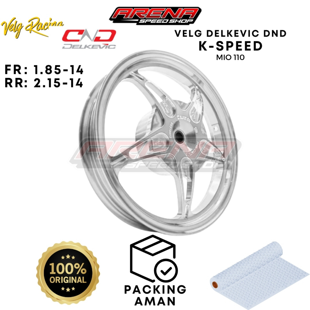 Jual DND Delkevic K-Speed Mio 185x14 & 215x14 - Velg Racing Mio Sporty ...