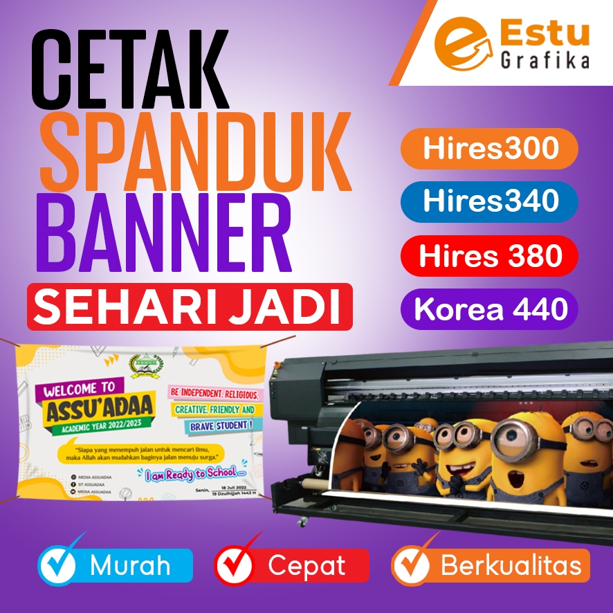 Jual CETAK BANNER/SPANDUK MURAH CEPAT | Shopee Indonesia