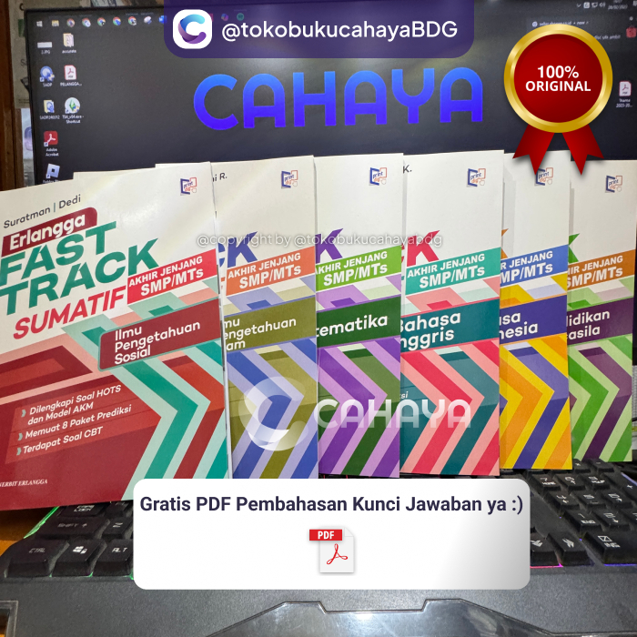 Jual Buku Erlangga Fast Track Fasttrack AKHIR JENJANG SMP BAHASA ...