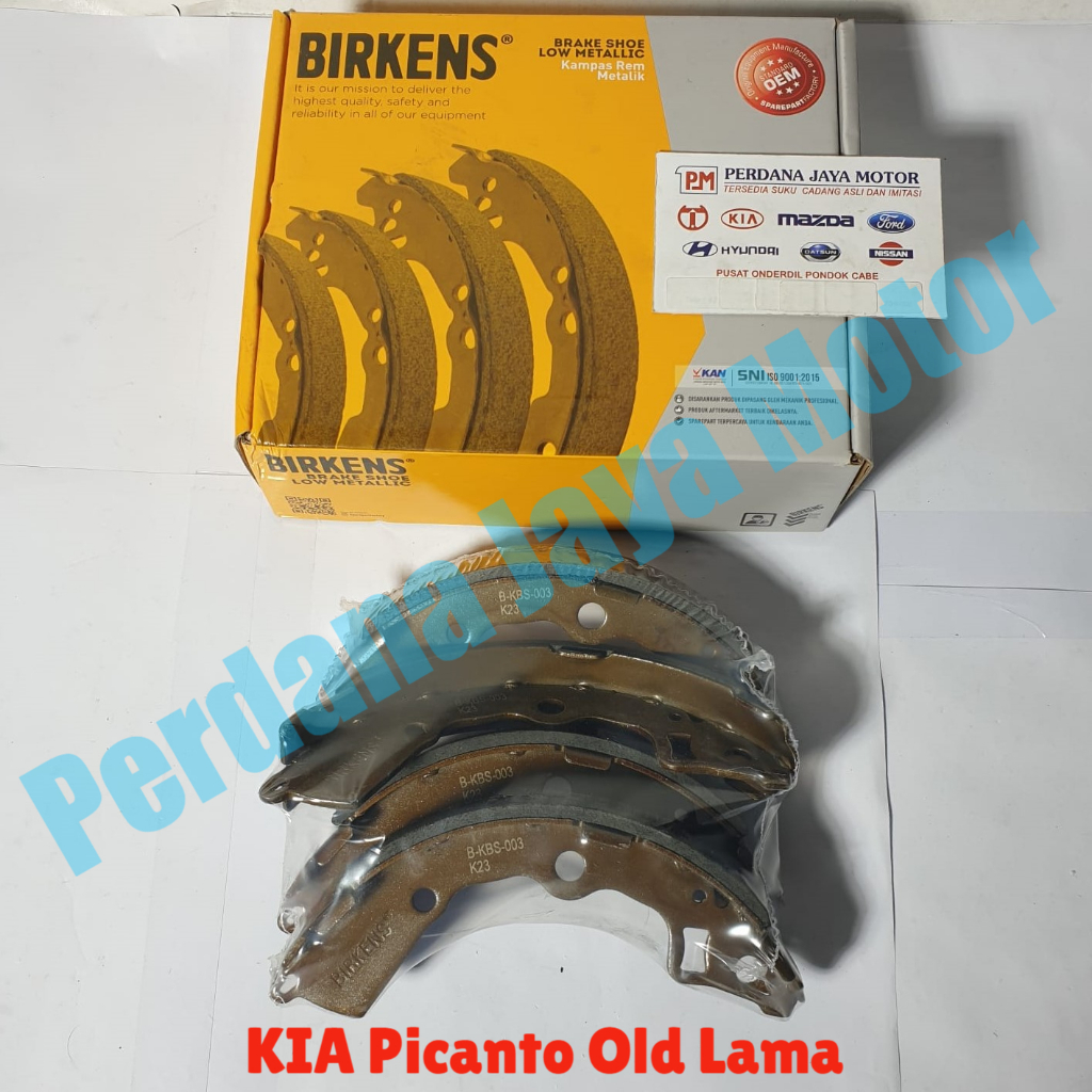 Jual Brake Shoe Kampas Rem Belakang KIA Picanto Old Lama Hyundai i10 i ...