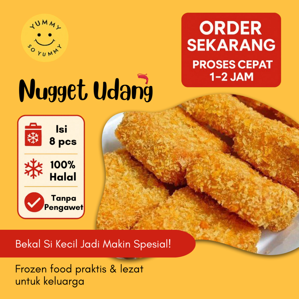 Jual Makanan Beku Nugget Udang Ebi Katsu Frozen | Shopee Indonesia